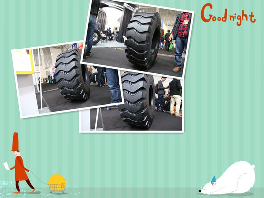 Del camino el camión ligero cansa 15.5-25 neumáticos del tractor del acuerdo de la profundidad del modelo de 16PR 24m m