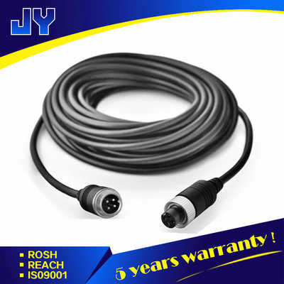 5M Back up Camera Extension Cable 4pin to 4pole Screw on Connector
