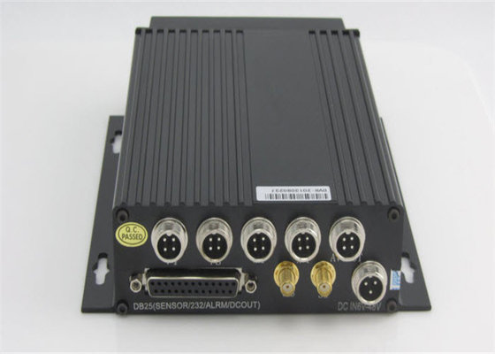 3G HD Wifi G-sensor 4 Channel Mobile DVR With GPS Tracking 4 Video 2 Input