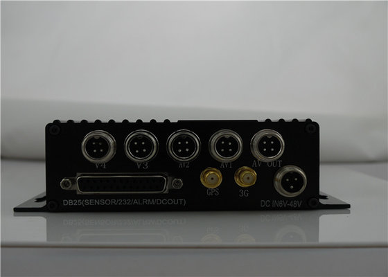 3G Network 4 CH Mobile DV Recorder SD CARD Dash With High Speed Processor