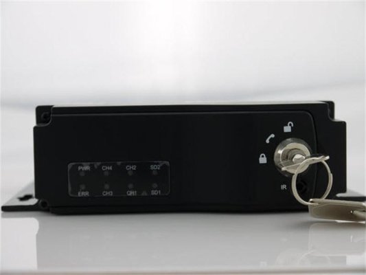 SD card G-sensor Mini Mobile DVR 4 CH For Surveillance CIF / 2CIF / D1