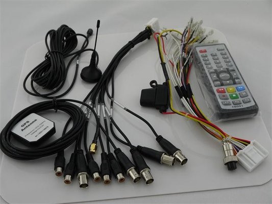 GPS SD card Mini Mobile DVR With 4 Channel Inputs And 1 Channel Output G-Sensor