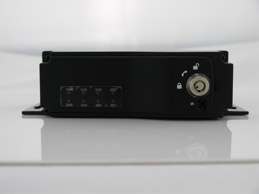 H.264 3G / 4G Mini Mobile DVR 4CH MDVR PTZ 1080P With GPS G-Sensor