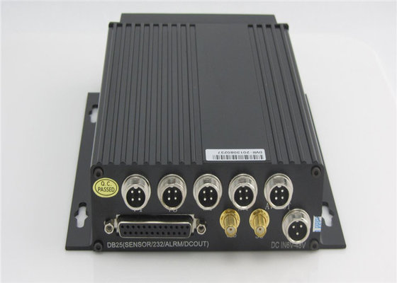 H.264 3G / 4G Support PTZ remote Mini Mobile DVR , High Definition 4 Channel Mobile DVR