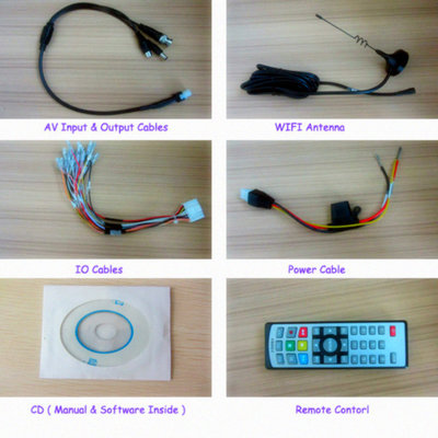 H.264 Portable Mobile DVR Recorder WIFI G-SENSOR And Hard Disk , Bus DVR