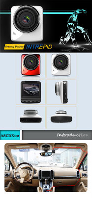 NOVATEK 96650 HD Car DVR 2.3inch TFT LCD AR0330 Chipset , Car Black Box Recorder