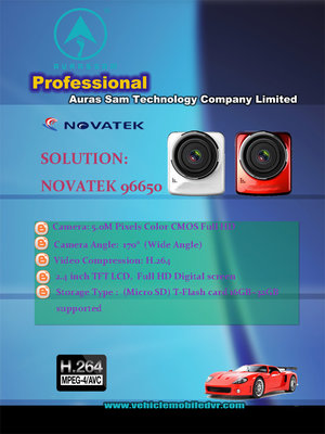 2.3inch TFT LCD IP Camera In Car DVR Recorder With Ultra Wide-angle Lens
