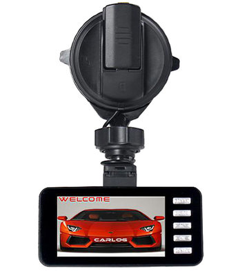 Vehicle Black Box DVR 1080p and 170° Angle , Support GPS