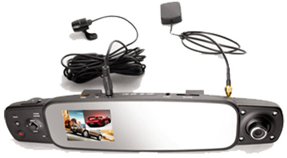 3 CH of Cameras Channel  Vehicle Black Box DVR V9712 HD Lens , 3 Inch LTPS