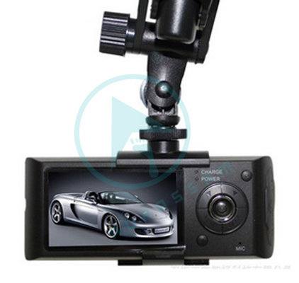 1.3 M Pixels Color CMOS Full HD  2 Channel Car Black Box  GPS Function