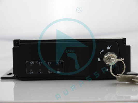 4CH Dual SD Card Mobile DVR With Wifi G-SENSOR , Mobile DVR For Vehicles