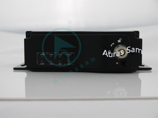 G-Sensor H.264 Wireless Vehicle 4 CH Mobile DVR Realtime Monitoring
