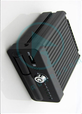 GPS 3G Mobile DVR 4 Video 2 Input , Professional  CCTV Mobile DVR GPS Tracking