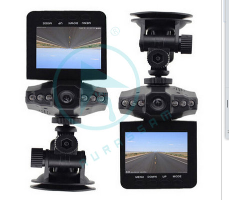 CMOS Sensor vehicle black box dvr x3000 With LCD Monitor , Record 720p Generalplus GPL6244