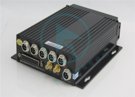Black 4 Channel Mobile Wifi DVR Recorder SD Card With D1 / HD1 / CIF Resolution