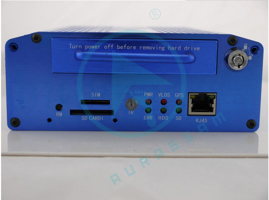 Support Android CMS 4 Pin Aviation Connector 3G GPS Mobile DVR for Logistic Truck / Bus / Coach