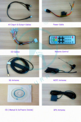 SD card 3G Mobile DVR Recorder Hard Disk Gyro-Sensor , Mobile Car DVR