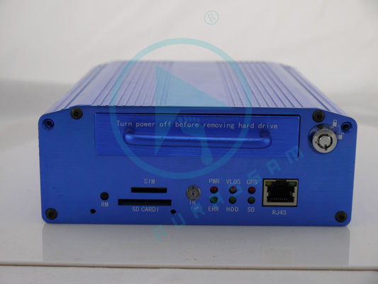 Communication port 4ch Hdd Vehicle Mobile Car DVR , 3G remote control gps tracker GPS Mobile DVR ASMHDGG05