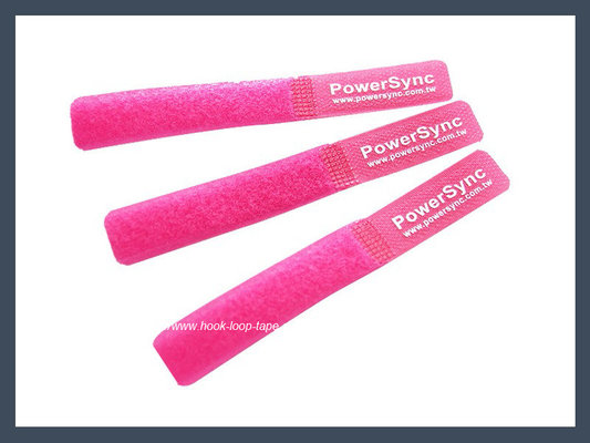 good straight stripe type hook and loop velcro,pink