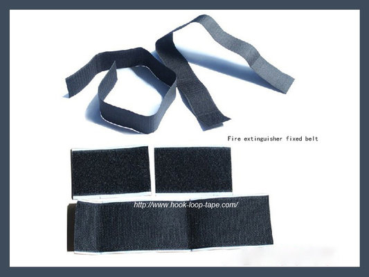 Dedicated fixed fire extinguisher hook and loop velcro, hook & loop fastener