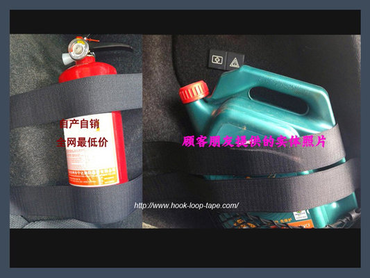 Dedicated fixed fire extinguisher hook and loop velcro, hook & loop fastener