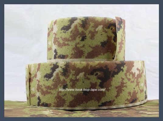 Camouflage printed velcro tape hook & loop fastener