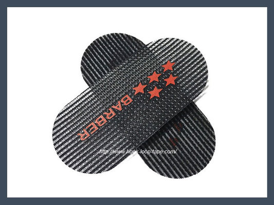 Made in china print logo hair band hook & loop velcro