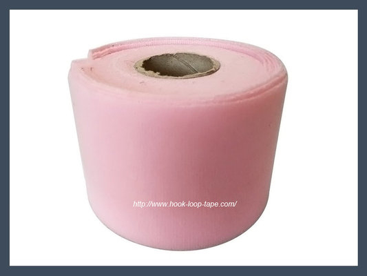 Fashion color china factory soft nylon loop velcro,pink