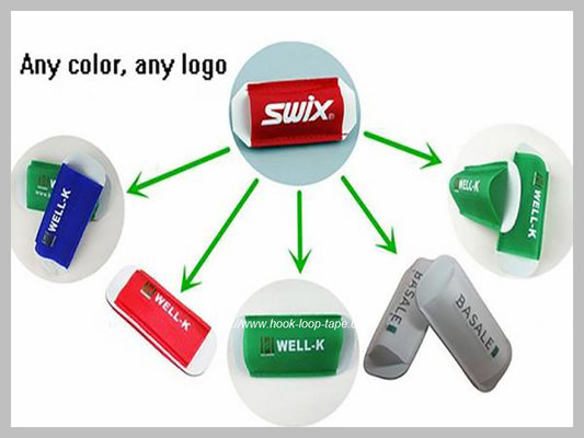 Heat Resistant Hook and Loop Ski Straps / Belt Customized Anti - Striping