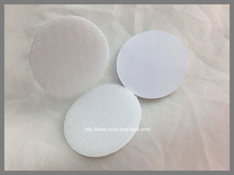 narrow velcro Woven Nylon Hook And Loop Coins Die Cut Adhesive Backed Hook Loop Dots Or Circles