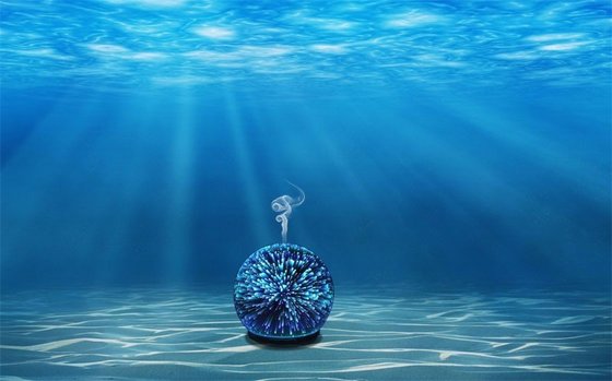 China Hot 3D glass ball shape aroma diffuser,LED color changing diffuseing mister,essential oil diffuser supplier