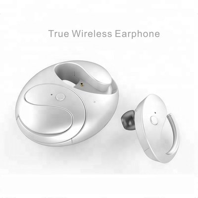 China 2019 new true wireless stereo ear hook,bluetooth 4.2 in-ear waterproof sports earphones with press buttons supplier