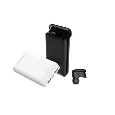 China 2019  unique design TWS earbuds with 10000mAh charging box power bank,TWS earbuds with power bank function supplier