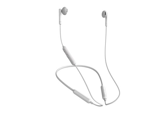 Hot neckband bluetooth wireless earphones,long playing time stereo sound bluetooth earphones with metal housing supplier