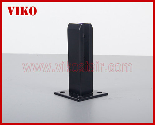 Glass Spigot VK59 Swimming Pool Fence Design Tempered Glass 304 Stainless steel Satin Black Glass Spigot Square