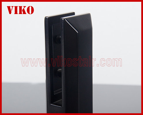 Glass Spigot VK62B Black Glass Spigot Square Design Swimming Pool Fence Tempered Glass 304 Stainless steel Satin