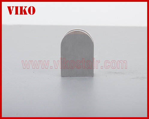 D Clamp GlassVK64  D Clamp Glass Spigot Square Design Swimming Pool Fence Tempered Glass 304 Stainless steel Satin