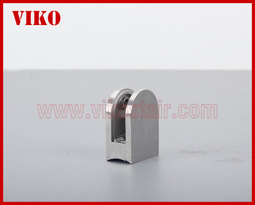 D Clamp GlassVK64  D Clamp Glass Spigot Square Design Swimming Pool Fence Tempered Glass 304 Stainless steel Satin