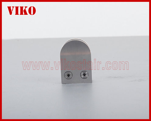 D Clamp GlassVK64  D Clamp Glass Spigot Square Design Swimming Pool Fence Tempered Glass 304 Stainless steel Satin