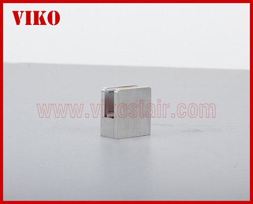 Glass D Clamp FlatVK65  D Clamp Flat Spigot Square Design Swimming Pool Fence Tempered Glass 304 Stainless steel Sati