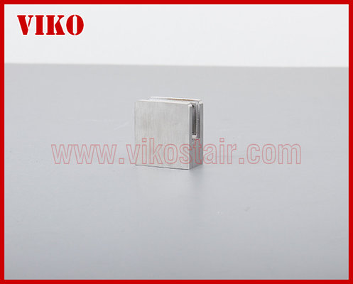Glass D Clamp FlatVK65  D Clamp Flat Spigot Square Design Swimming Pool Fence Tempered Glass 304 Stainless steel Sati