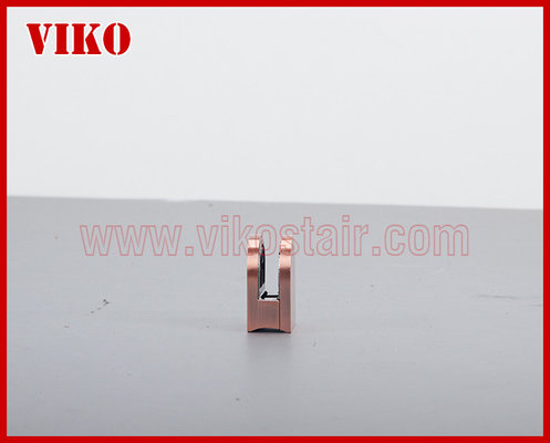 Glass D Clamp FlatVK65  D Clamp Flat Spigot Square Design Swimming Pool Fence Tempered Glass 304 Stainless steel Sati