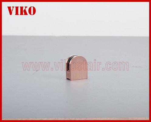 Glass D Clamp FlatVK65  D Clamp Flat Spigot Square Design Swimming Pool Fence Tempered Glass 304 Stainless steel Sati