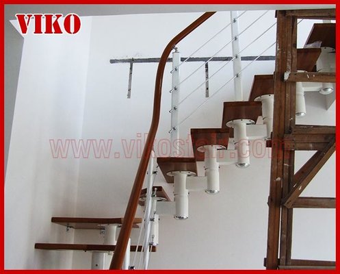 Steel Cable Stair VK73SC Handrail Beech 304 Stainless Steel Aluminum Baluster  Treed BeechGlass Carbon SteelPowder-coate