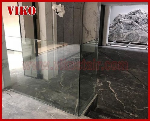 Glass Spigot For Glass Railing VH101SB Tempered glass Railing GlassSpigot 304 stainless steel UChannel Cap Handrail Clea