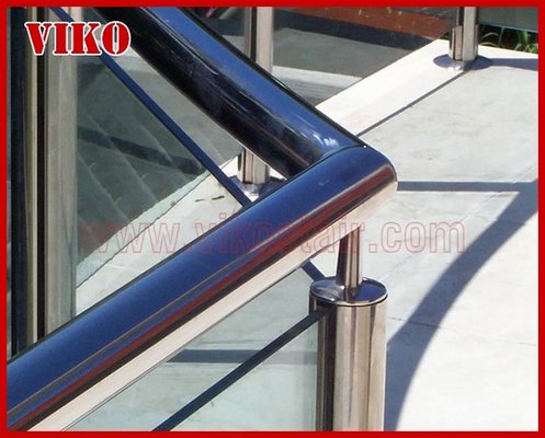 Glass Spigot For Glass Railing VH103SB 304 stainless steel Glass Spigot Tempered glass RailingUChannel Cap Handrail Clea