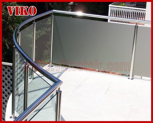 Glass Spigot For Glass Railing VH103SB 304 stainless steel Glass Spigot Tempered glass RailingUChannel Cap Handrail Clea