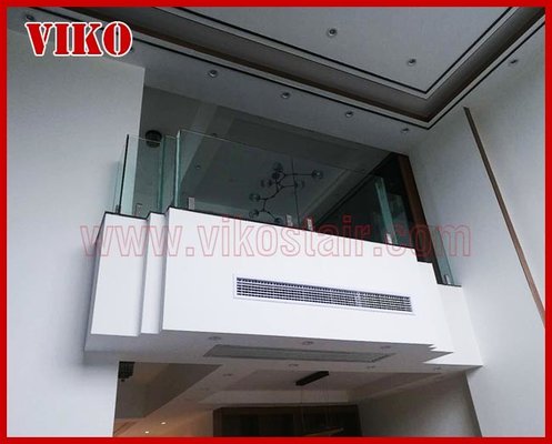 Glass Spigot For Glass Railing VH111SB Glass Spigot Tempered glass 304 stainless steel UChannel Cap Handrail RailingClea