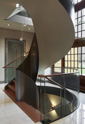 Curved Staircase Guangzhou Manufacturer Large Project in Australia Sydney