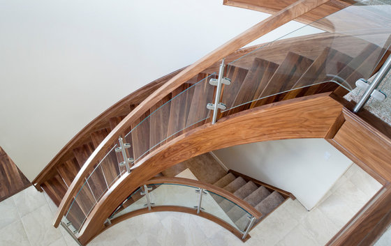 Curved Staircase Guangzhou Manufacturer Large Project in Australia Sydney